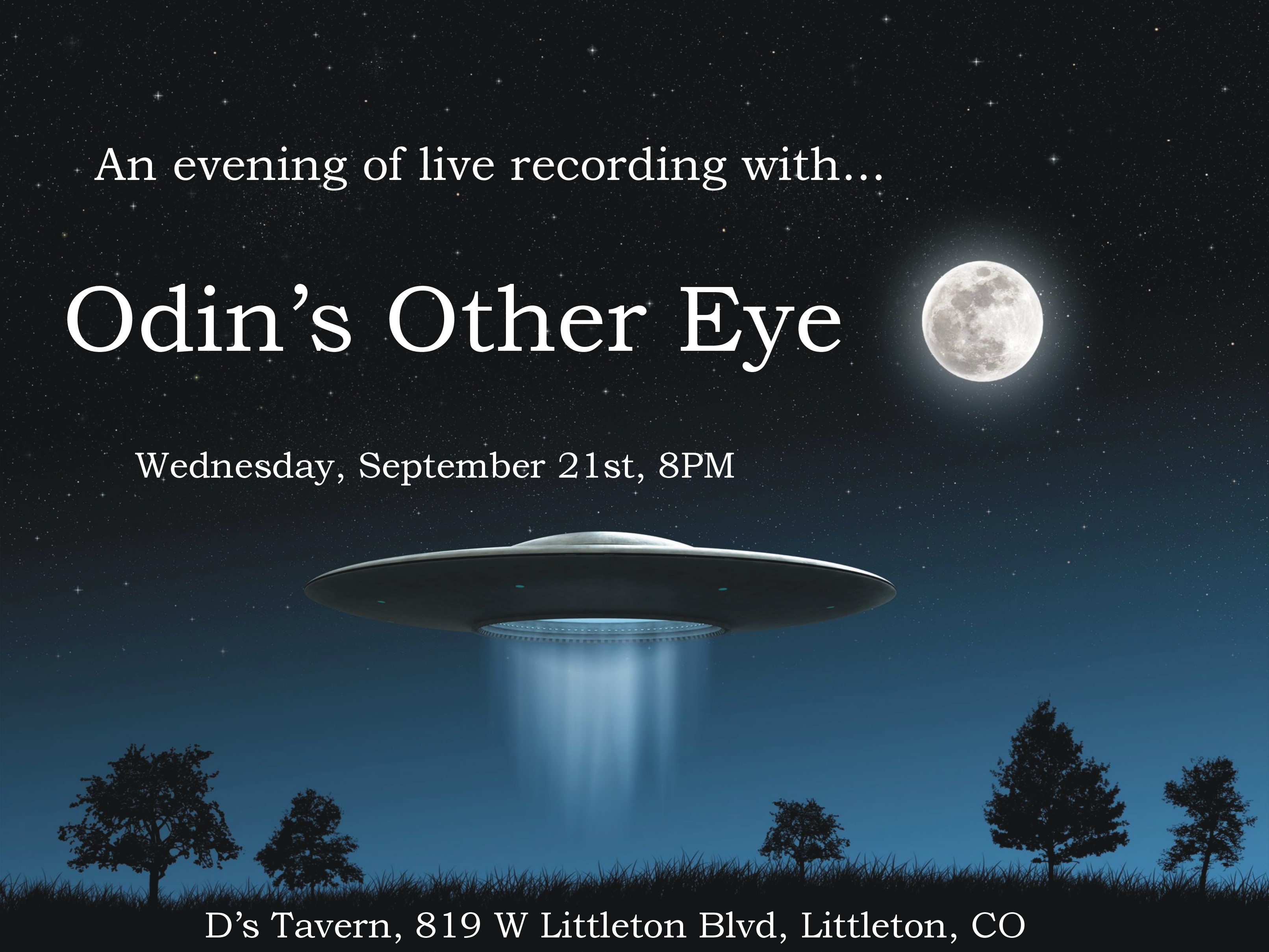 Live recording with Odin on September 21st – Odin's Other Eye